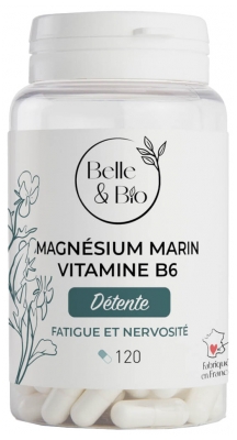 Belle & Bio Magnésium Marin Vitamine B6 | parapharmacielafayette.com