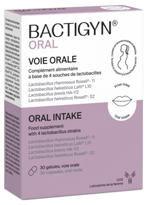 Laboratoire CCD BactiGyn Voie Orale 30 Gélules | parapharmacielafayette.com