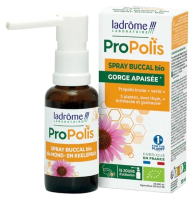 Ladrôme Propolis Spray Buccal Gorge Apaisée Biologique 30 ML ...