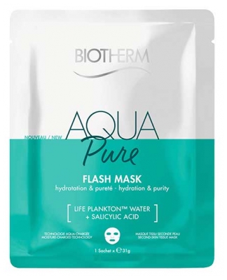 Biotherm Aqua Pure Flash Masque Pureté et Hydratation 31 g ...