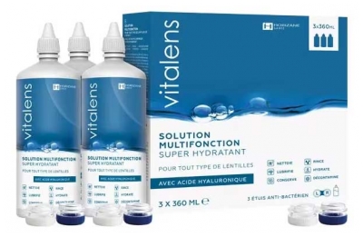 Vitalens Solution Multifonction Pour l'Entretien des Lentilles de ...