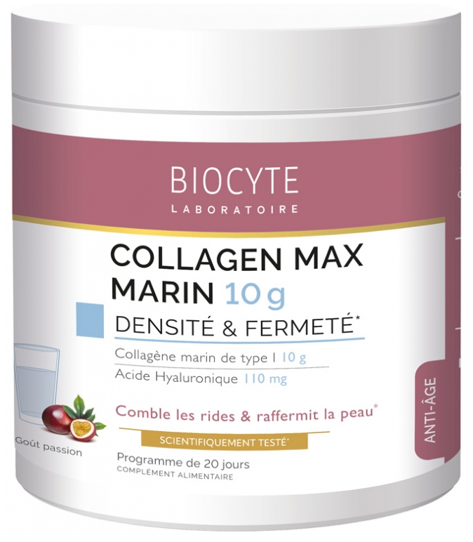Biocyte Collagen Max Marin Goût Passion 20 Doses de 11 g ...