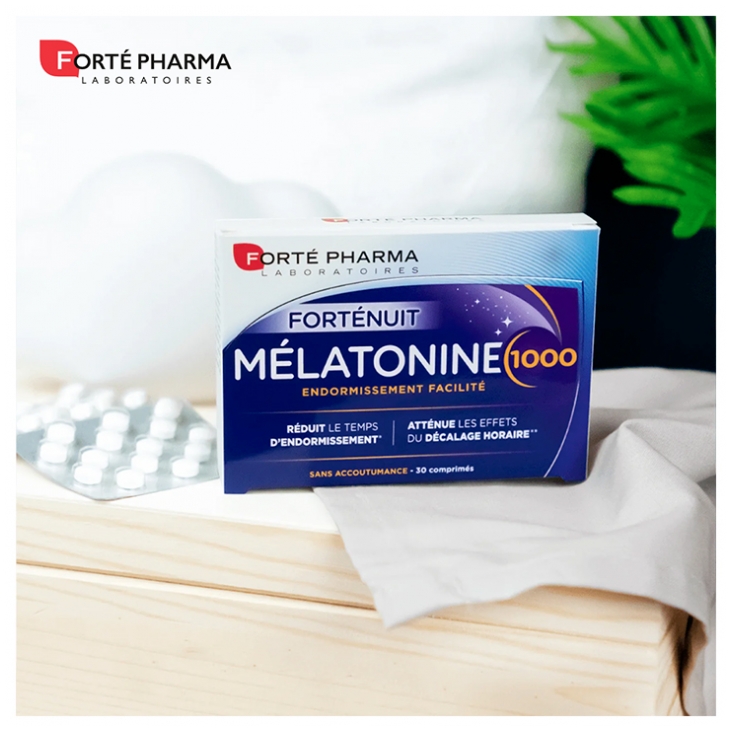 Forté Pharma Mélatonine 1000 30 Comprimés | parapharmacielafayette.com