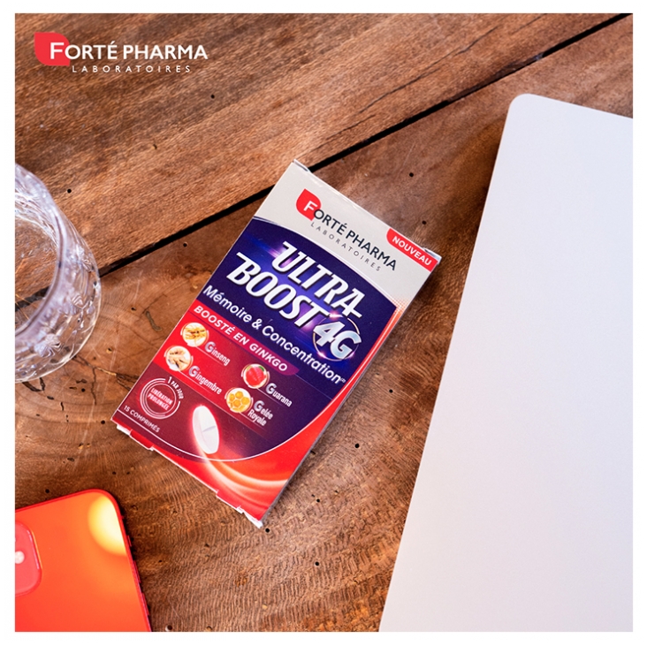 Forté Pharma Ultra Boost 4G Mémoire et Concentration 15 Unités ...