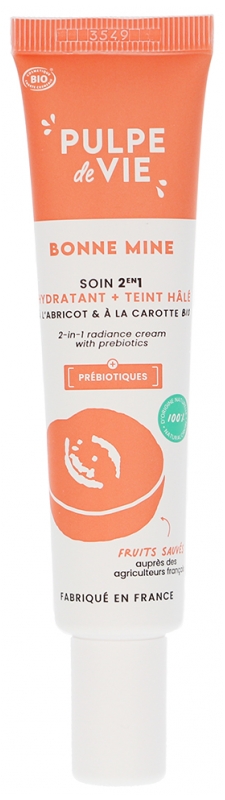 Pulpe de Vie Bonne Mine Soin Hydratant 2en1 à l'Abricot Bio 40 ml ...