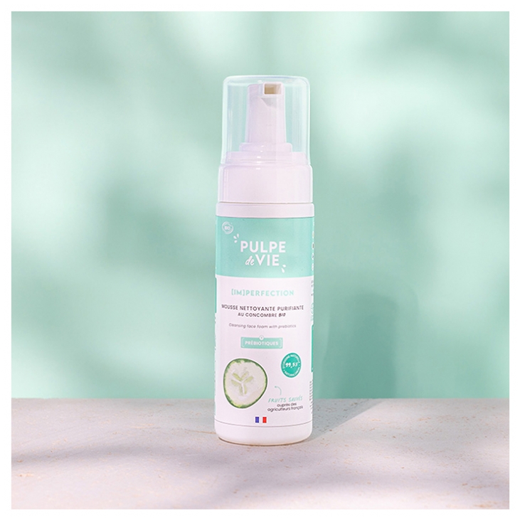 Pulpe de Vie Mousse Nettoyante au Concombre Purifiante Bio 125 ml ...