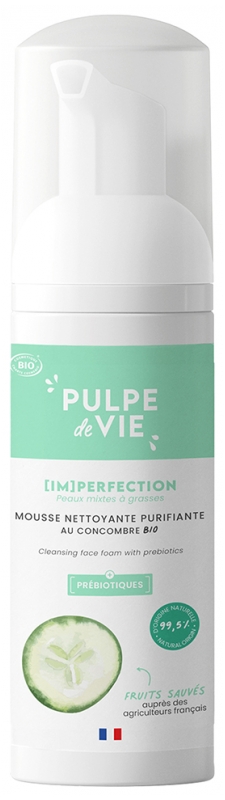 Pulpe de Vie Mousse Nettoyante au Concombre Purifiante Bio 125 ml ...