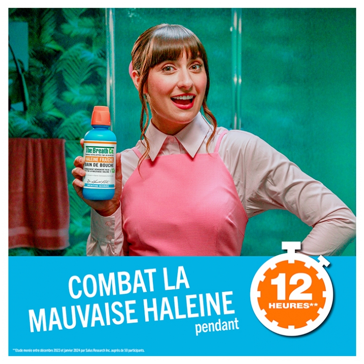 The Breath Co Bain de Bouche Haleine Fraîche Menthe Givrée 500 ml ...