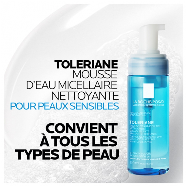 La Roche-Posay Tolériane Mousse d'Eau Micellaire Nettoyante ...