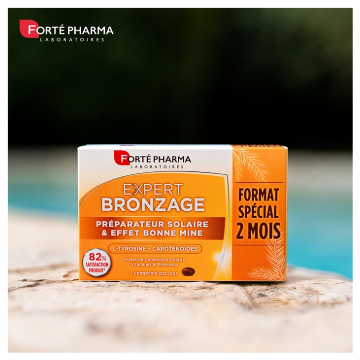 Forté Pharma Expert Bronzage Complément Alimentaire 2 Mois 56 Comprimés ...