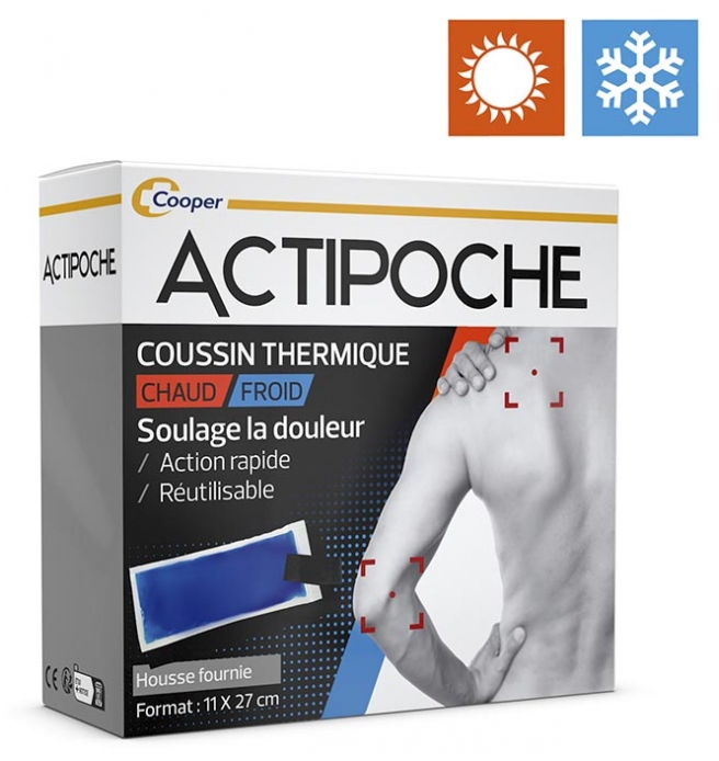 Cooper Actipoche 1 Coussin Thermique de 11 x 27 CM ...