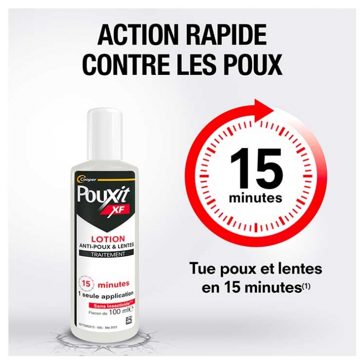 Pouxit Lotion Traitement Anti-Poux & Lentes 2 x 100 ml ...