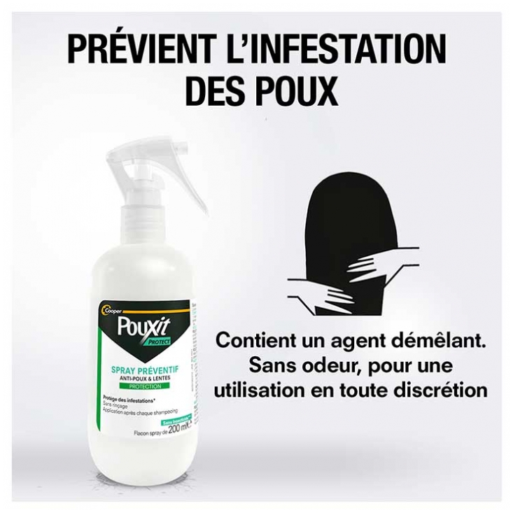 Pouxit Protect Spray Préventif Lentes & Anti-Poux 200 ml ...