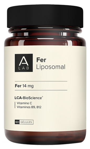 A-Lab Fer Liposomal 2 Mois 60 Gélules | parapharmacielafayette.com