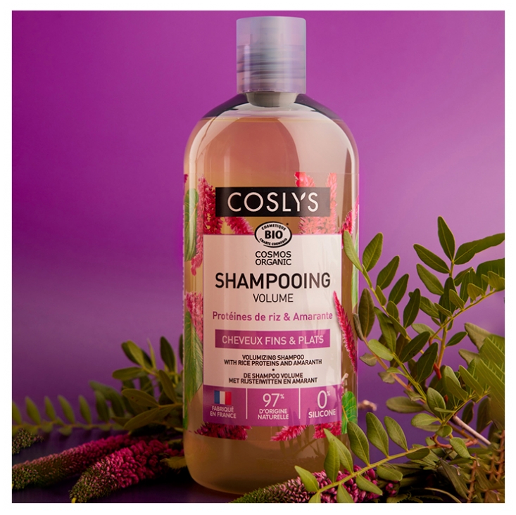 Coslys Shampoing Volume Cheveux Fins & Plats Bio 500 ml ...
