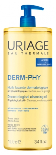 Uriage Derm-Phy Huile Lavante Visage et Corps 1 L ...