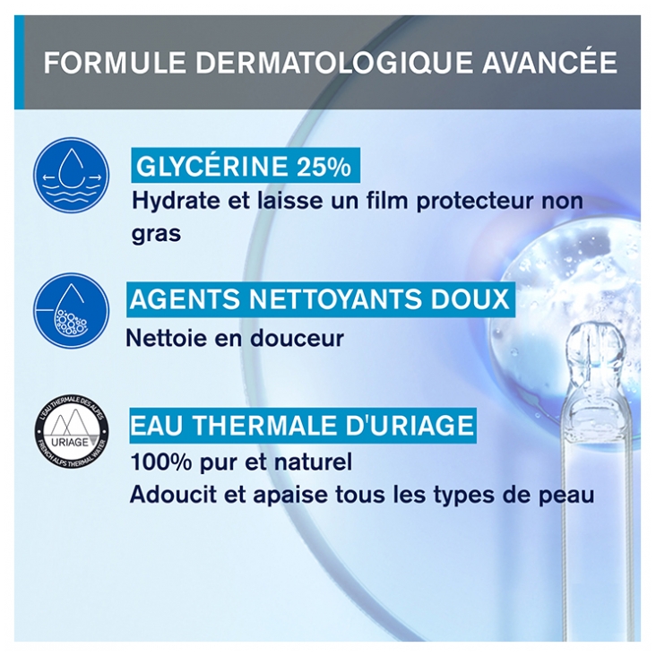 Uriage Derm-Phy Huile Lavante Visage et Corps 1 L ...