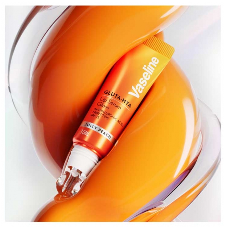 Vaseline Gluta-Hya Lip Sérum Gloss Teinté Lèvres Repulpant 10 ml ...